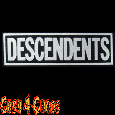 Descendents (logo) 1.5" x 5" Screened Canvas Patch "Unfinished" – Cash ...