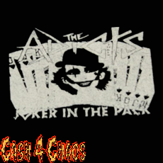 Adicts (Jokers in a Pack) 4" x 3" Screened Canvas Patch "Unfinished ...