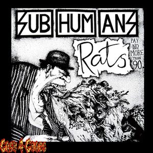 Subhuman- Rats EP Screened Canvas Back Patch – Cash 4 Chaos