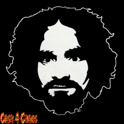 Charles Manson Screened Canvas Back Patch – Cash 4 Chaos