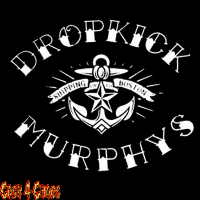 Dropkick Murphys Screened Canvas Back Patch – Cash 4 Chaos