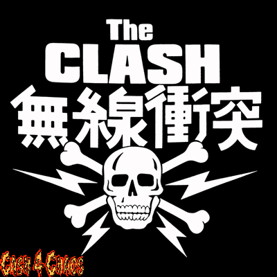 The Clash Japanese Logo Screened Canvas Back Patch – Cash 4 Chaos