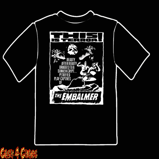 Embalmer Movie Poster Design Tee – Cash 4 Chaos