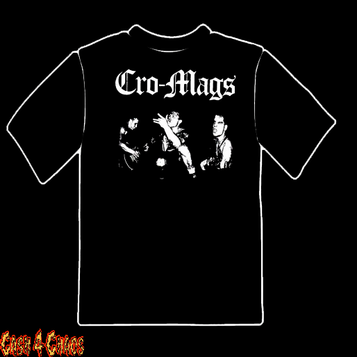 Cro Mags Band Logo Design Tee – Cash 4 Chaos