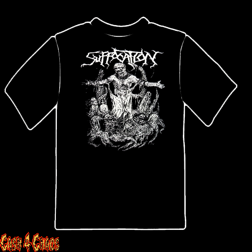 Suffocation Band Logo Design Tee – Cash 4 Chaos