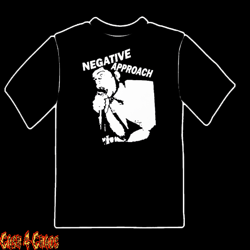 Negative Approach Band Design Tee – Cash 4 Chaos