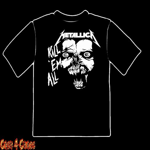 Metallica Vintage Kill em' All Design Tee – Cash 4 Chaos